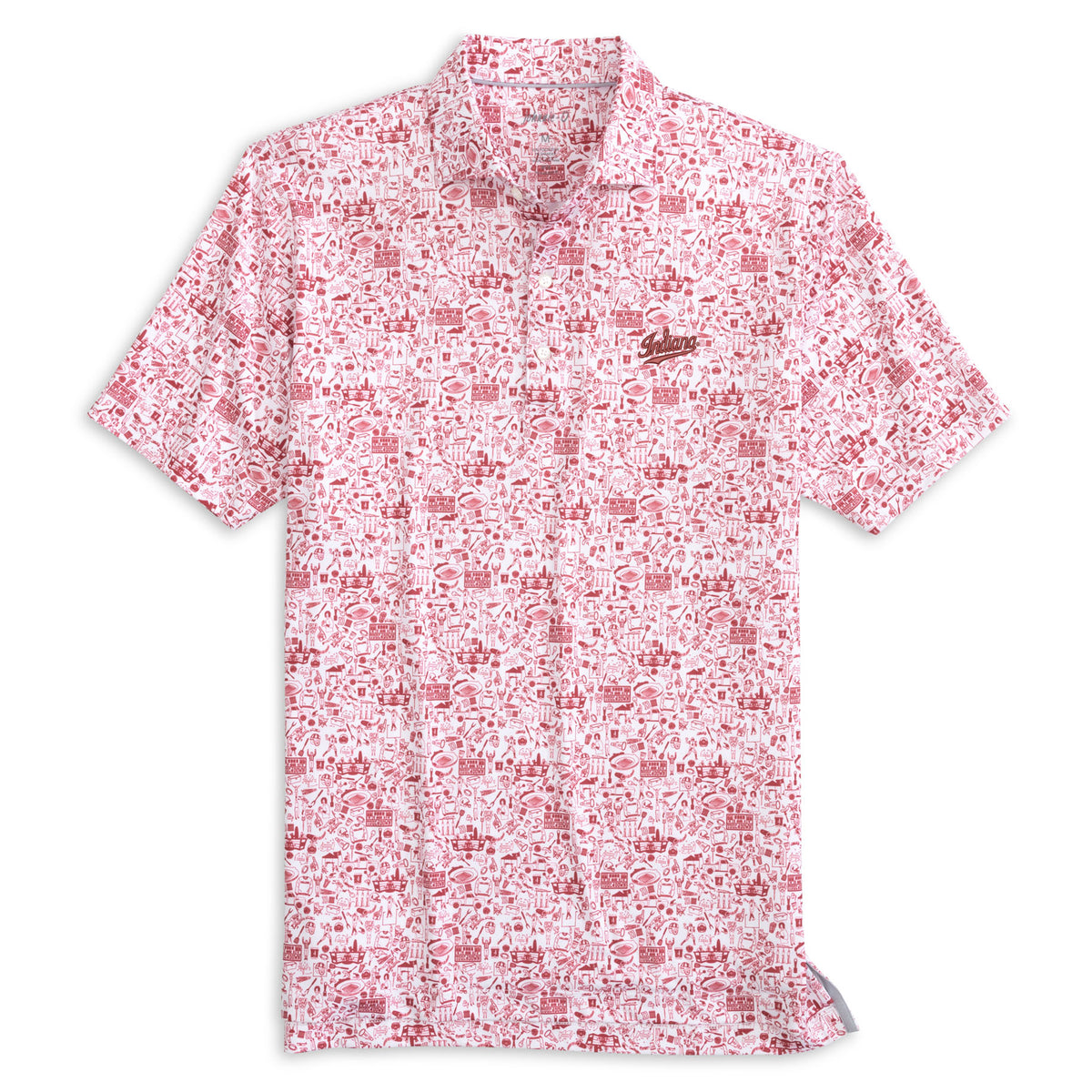 Men's IU Tailgater PREP-FORMANCE Polo - johnnie-O – Andrew Davis Clothiers