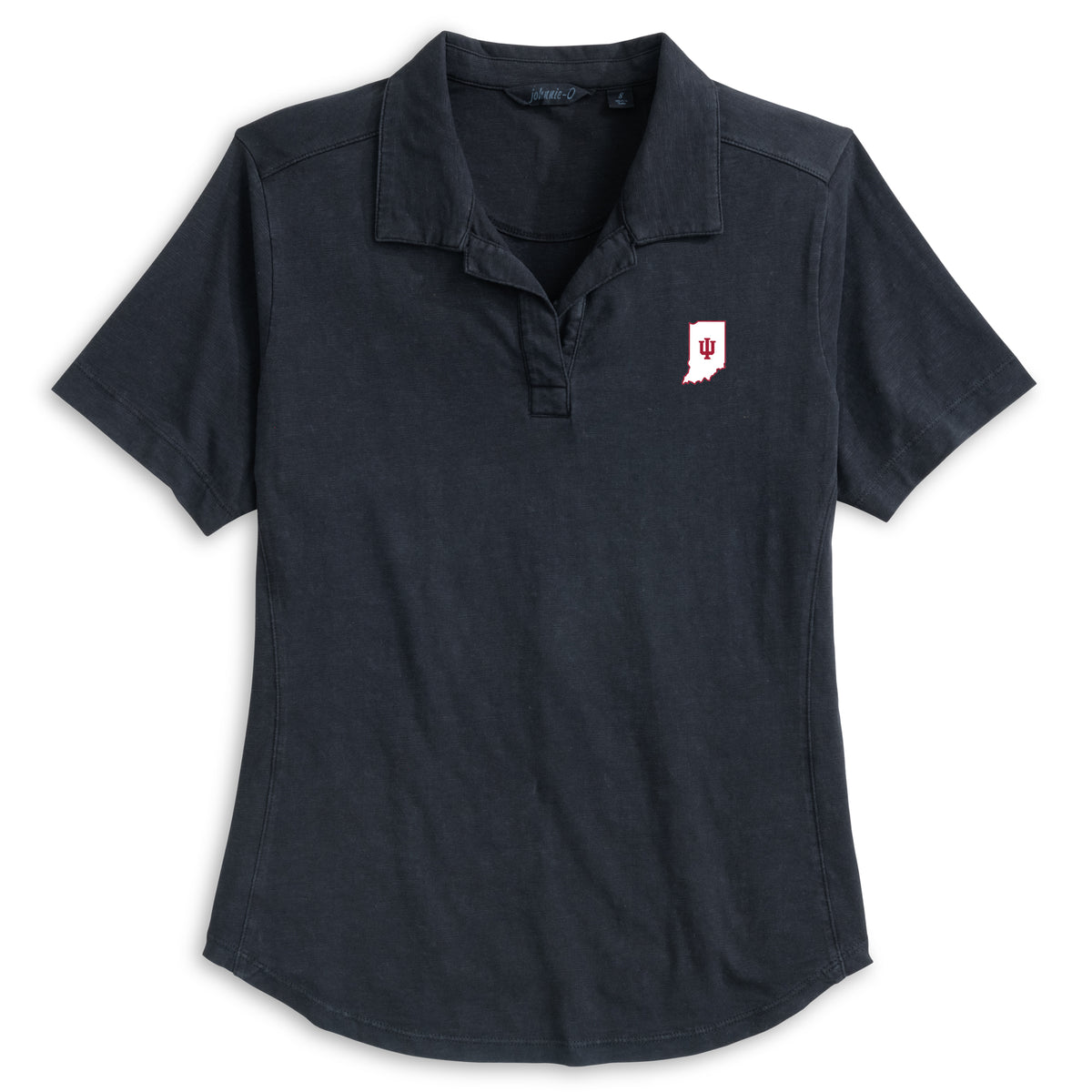 IU Hoosiers Black Women`s Coastal Wash Polo - johnnie-O – Andrew Davis ...